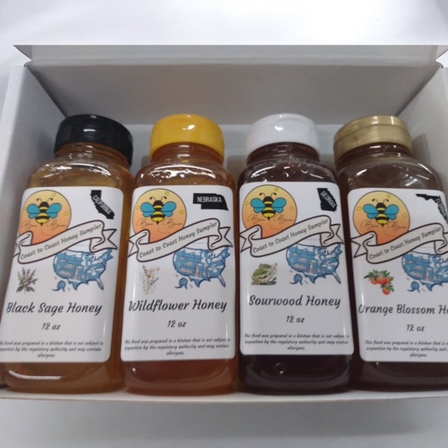 Coast to Coast Honey Sampler – Bee Bum